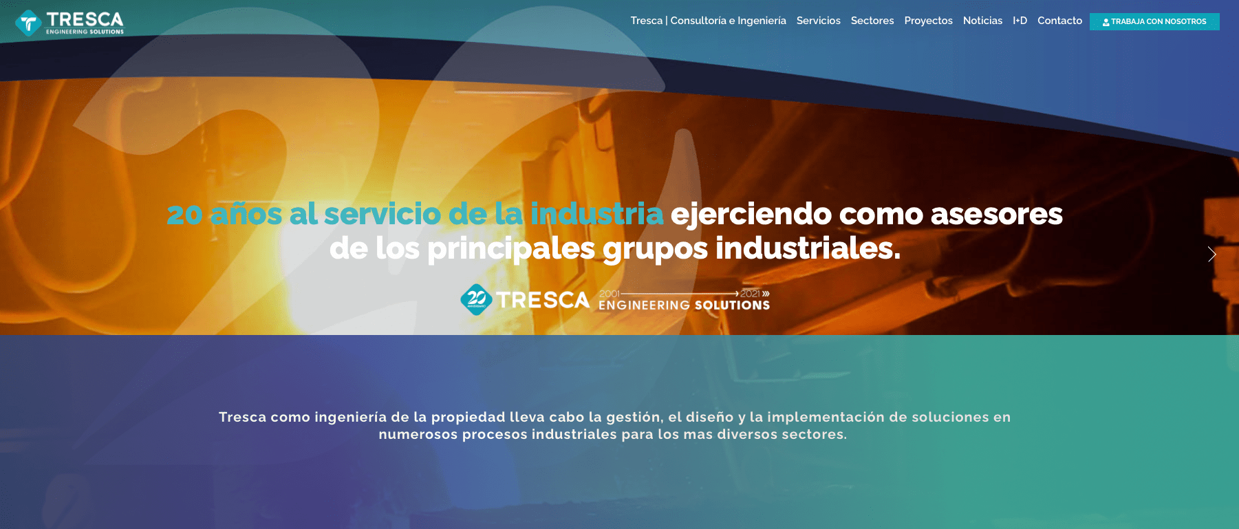 Industrial engineering projects - Integral Management - Tresca Ingeniería